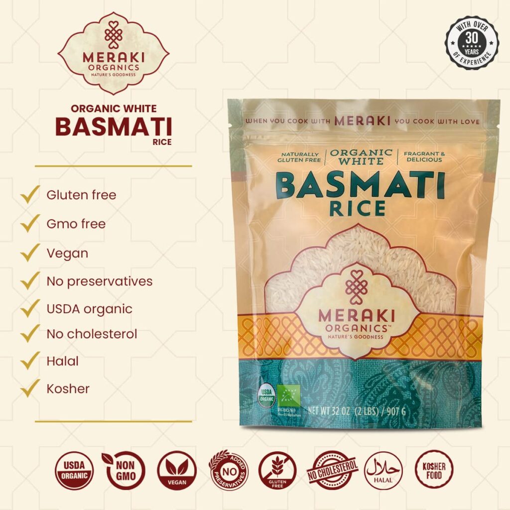 Meraki Organic White Basmati Rice